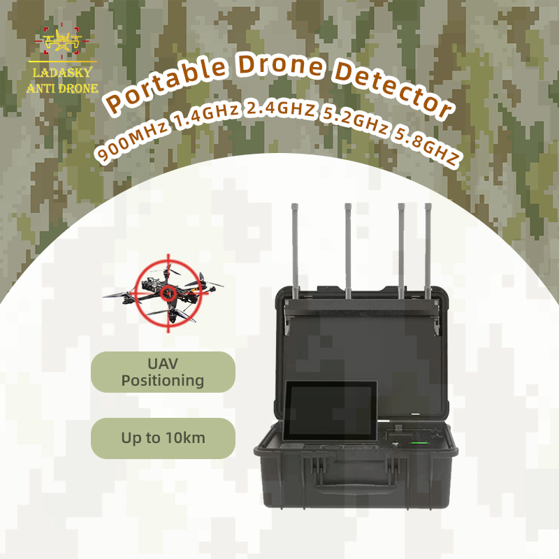 5KM Range Portable Drone Detector with Full Band Coverage