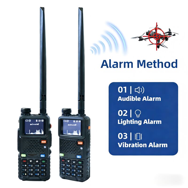300-6000MHz Handheld Drone Detector Portable UAV Detection With Digital ...