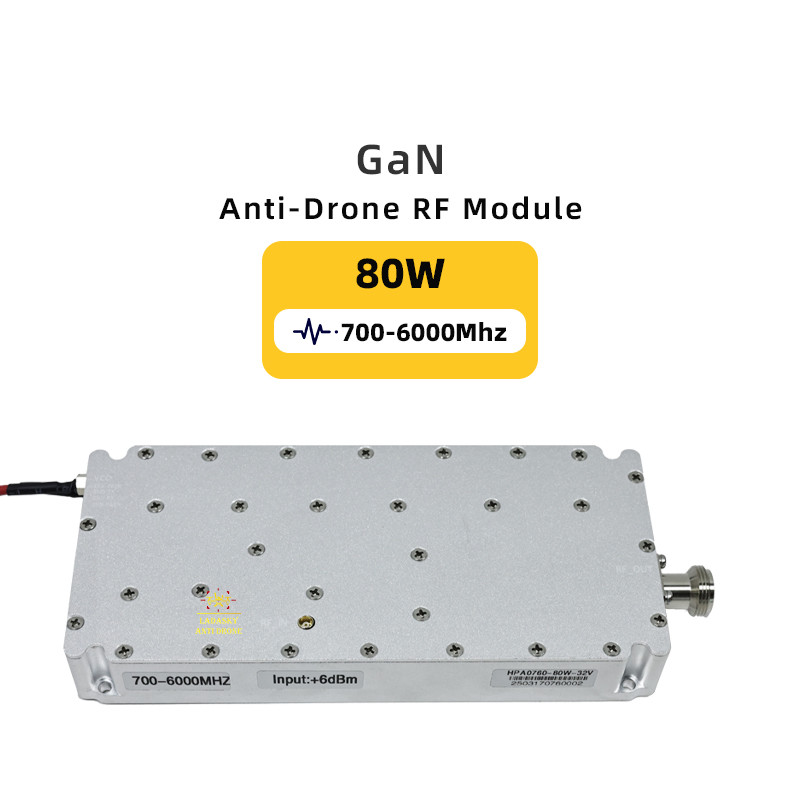 700-6000MHz 80W Wideband GaN Anti-Module RF Module Power Amplifier