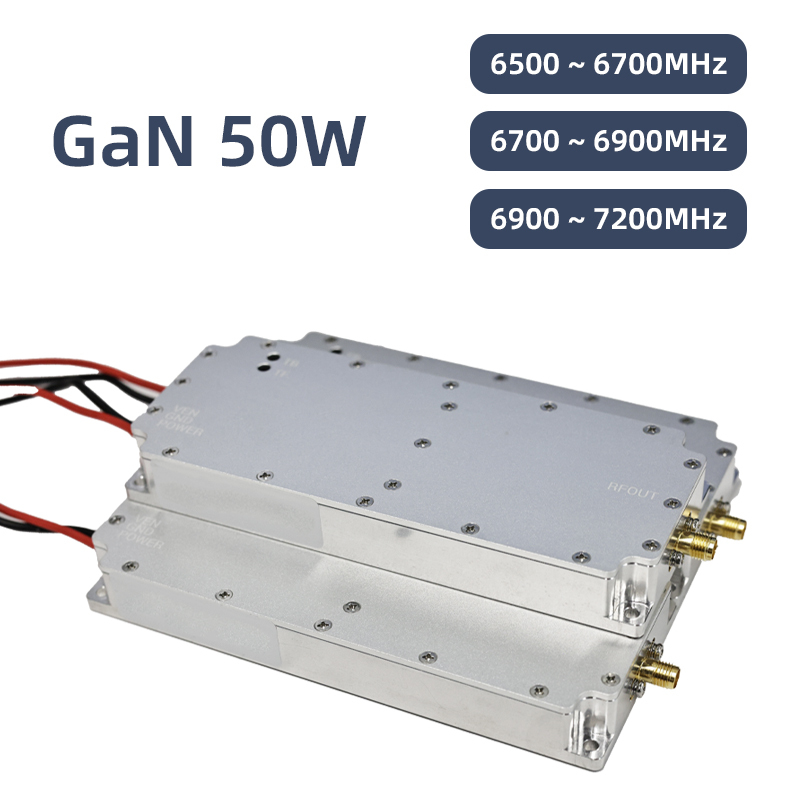 6500–7200MHz GaN RF Amplifier with Customizable Frequency