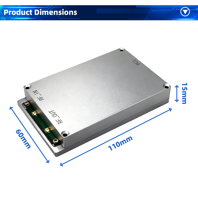 Anti-Drone GNSS Spoofing Module with 80dB Power and 2km Range